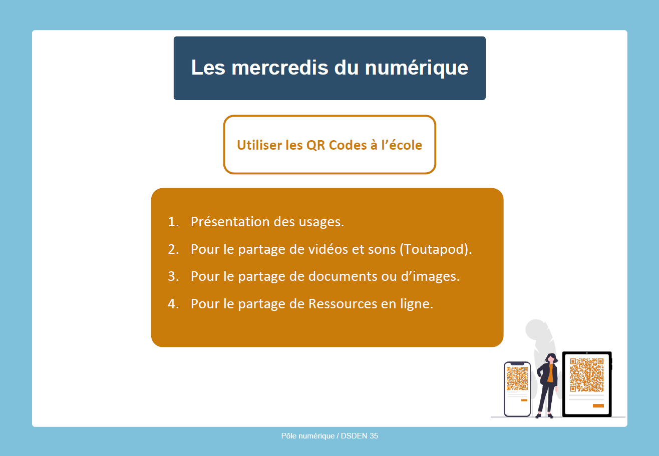 Pod De L acad mie De Rennes MdN Partager Avec Des QR Codes